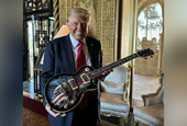 Trump unveils limited edition 'American Eagle' acoustic and electric ...
